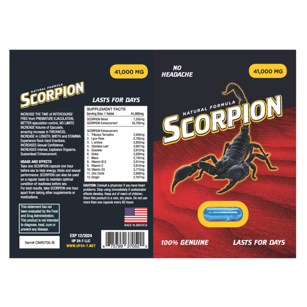 Scorpion 30 Pills – Lovers Pill